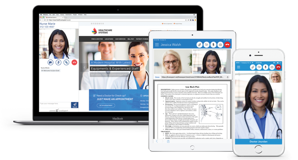 Patient Support and Registration System for Telehealth Applications